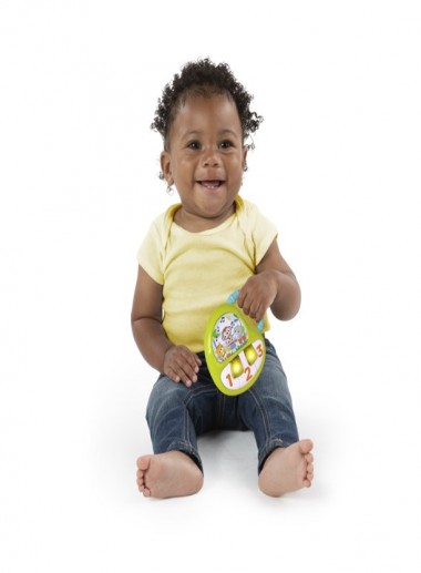 Bright Starts TropiKeys On-the-Go Light-Up Baby Piano Musical Toy with ...