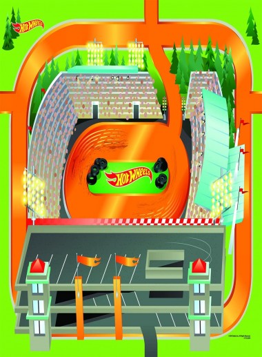 Hot Wheels Felt Mega Playmat with Vehicle | The Toy Box Cayman